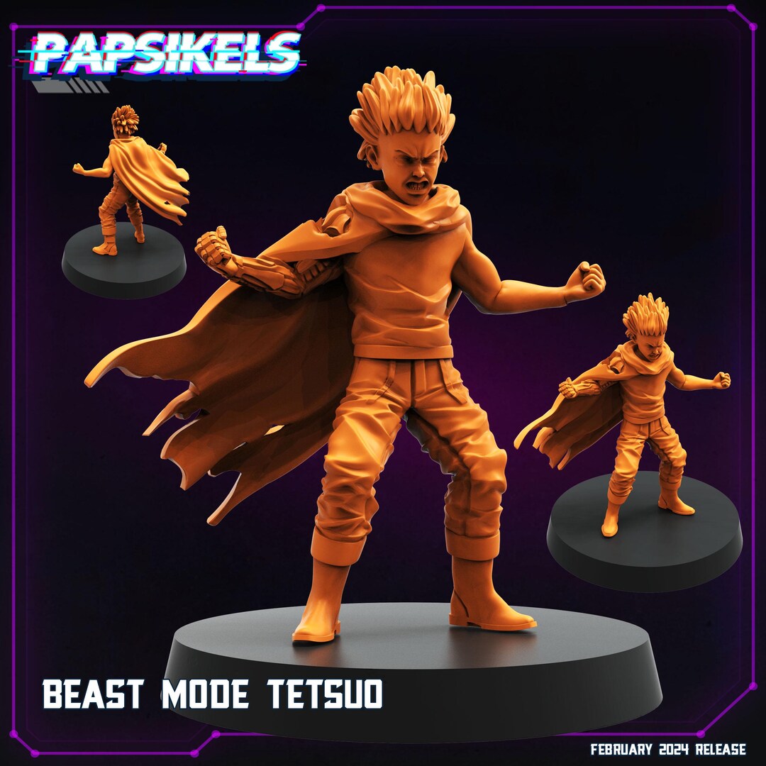 Tetsuo beast Mode, Corrupt Mode Type 1-2 by Papsikels Miniatures for 32 ...