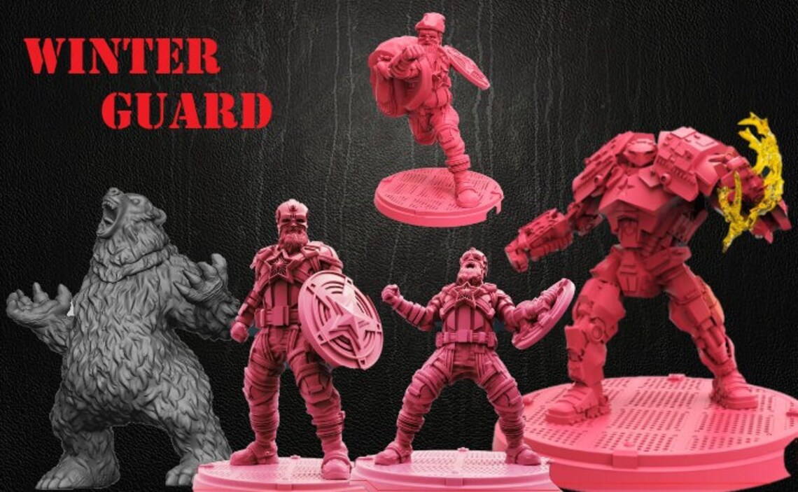 Winter Guard Set by Dark Realm and Trident Studio for 40 Mm - Etsy