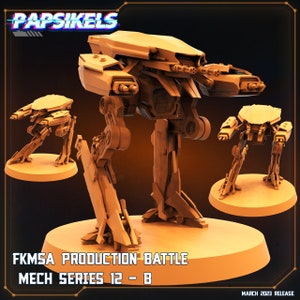 FKMSA Production Battle Mech Series 12 Variant A+B by Papsikels ...