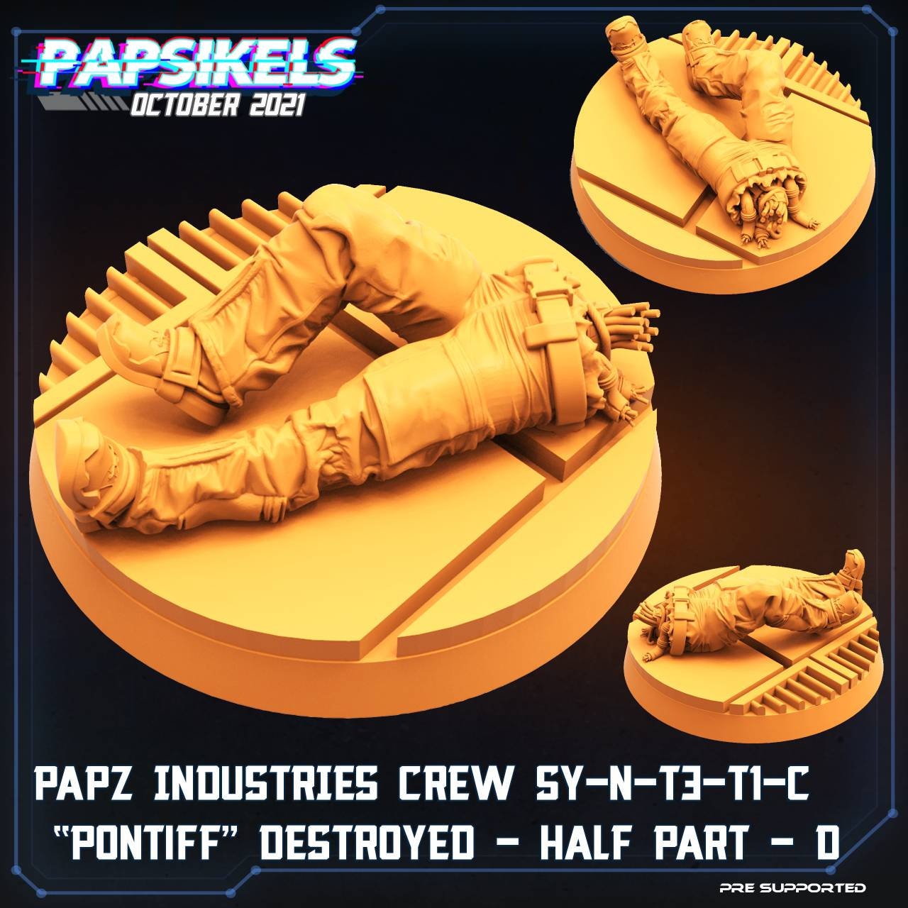 Toys Papz Industries Pontiff the loyal Android by Papsikels Miniatures ...