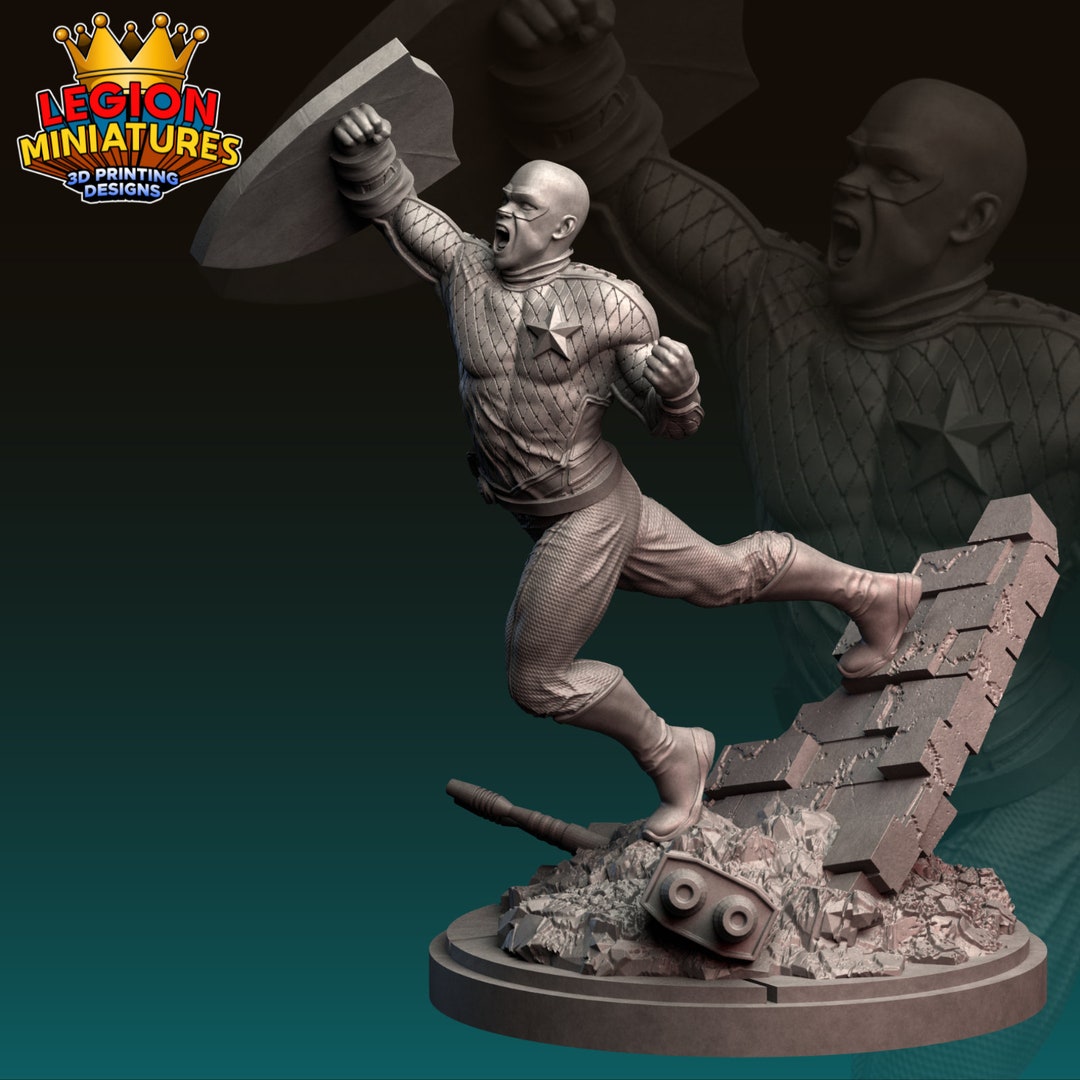 Patriot by Legion Miniatures for 40mm Wargaming Tabletop Marvel Crisis ...