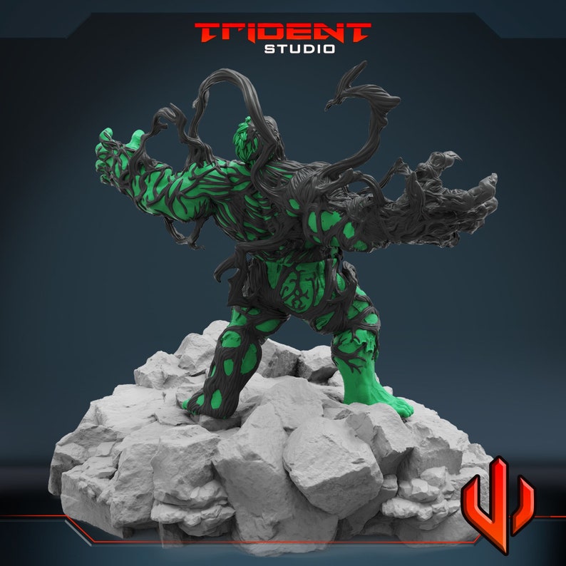 Venomized Hulk Variant AB by Trident Studio for 40 Mm - Etsy