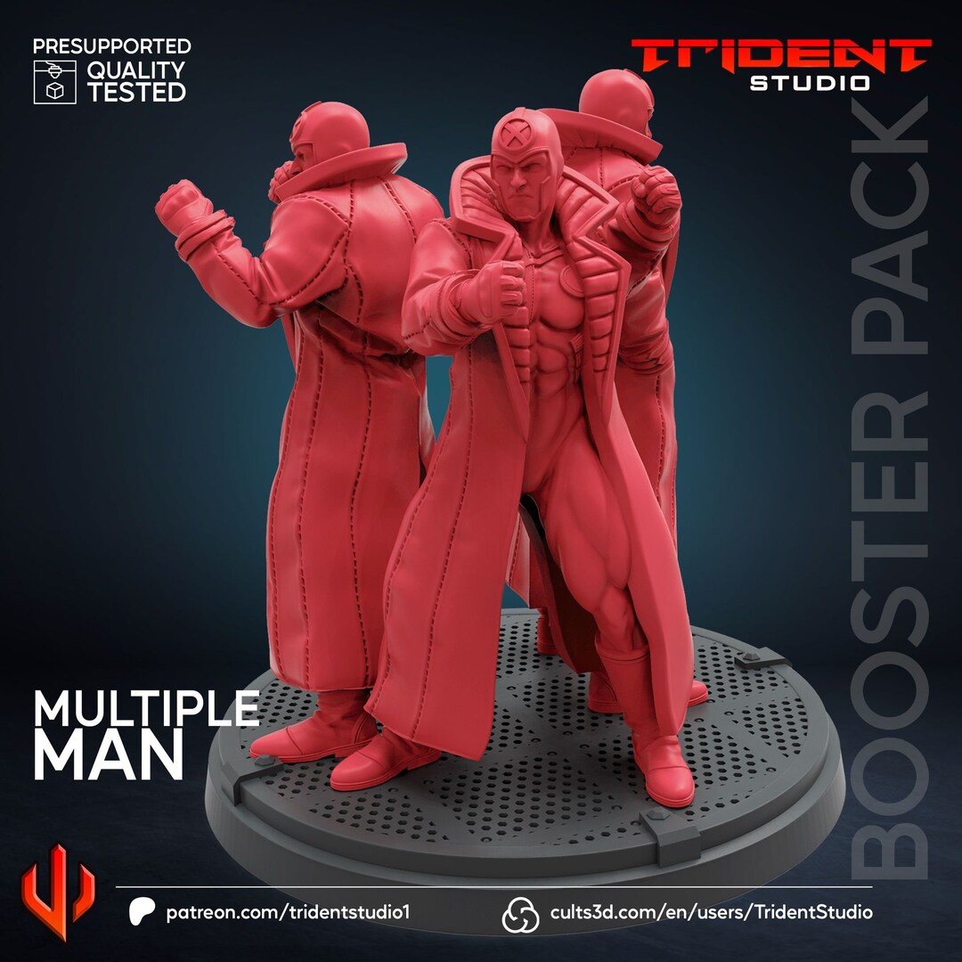 Multiple Man by Trident Studio for 40 Mm Wargaming Tabletop 3d Printed ...