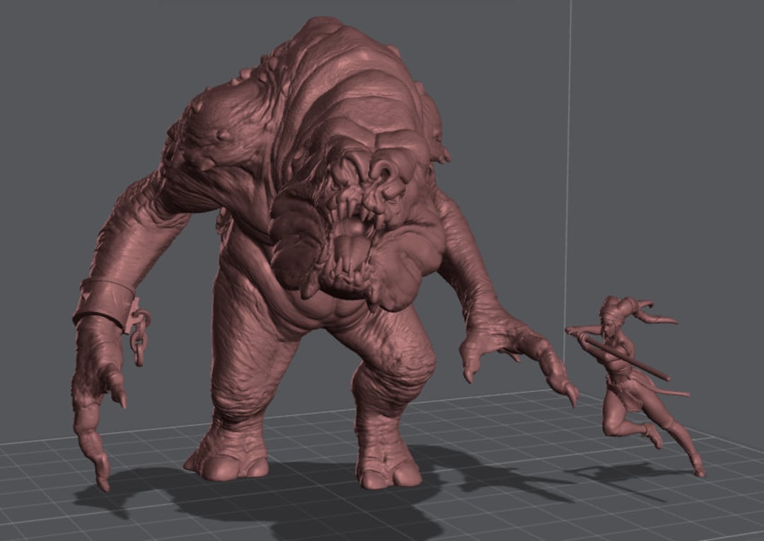 Star Wars Legion - Rancor Miniature Pack - 3d Print Resin Tabletop ...