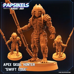 AVP Alien Vs Predator skull Hunters by Papsikels Miniatures for 28 Mm ...