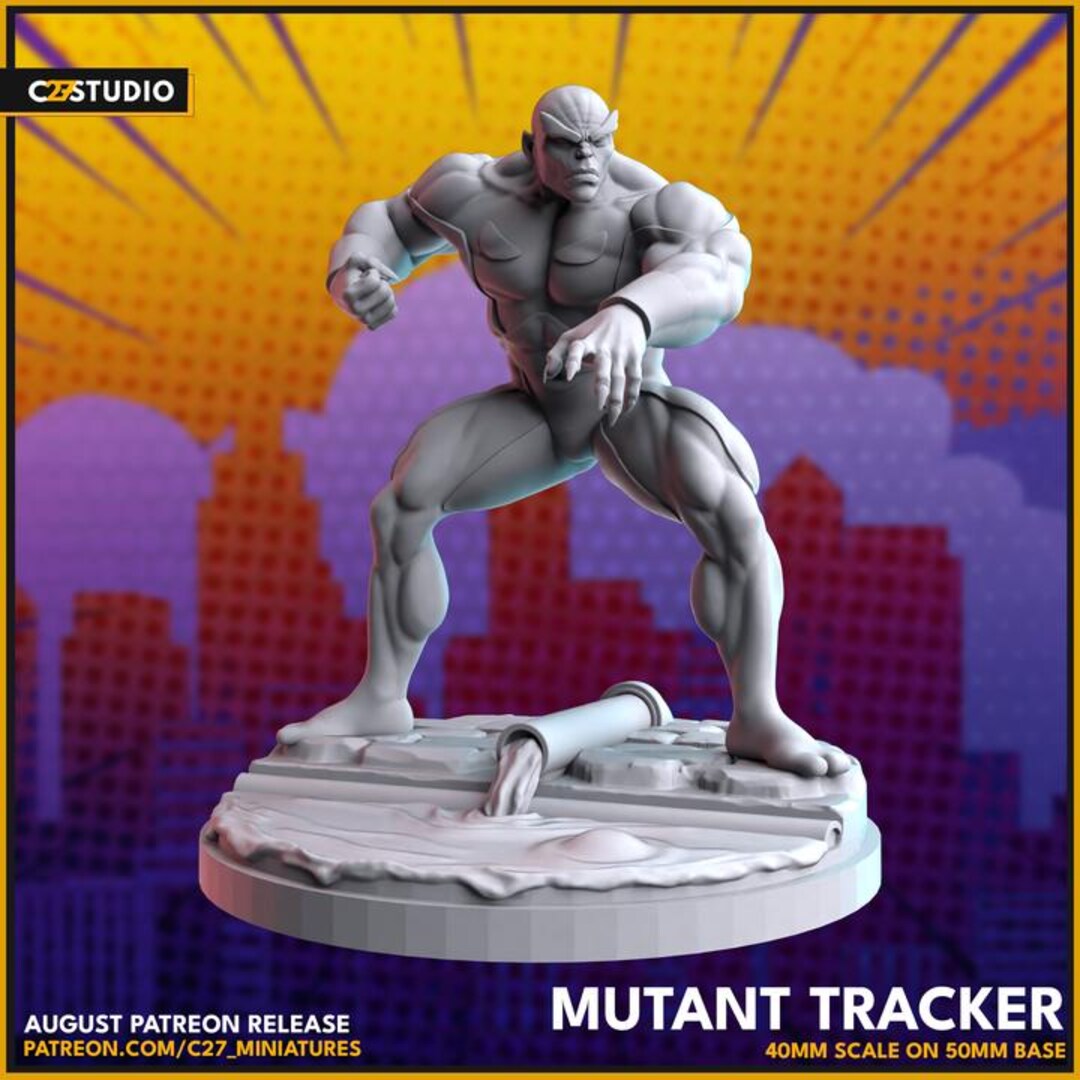 Mutant Tracker Aka Caliban (x-men) by C27 for 40 Mm Wargaming Tabletop ...