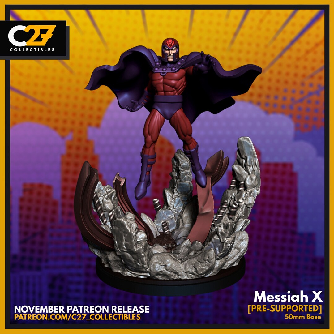 Messiah X Aka Magneto by C27 for 40 Mm Wargaming Tabletop 3d Printed ...