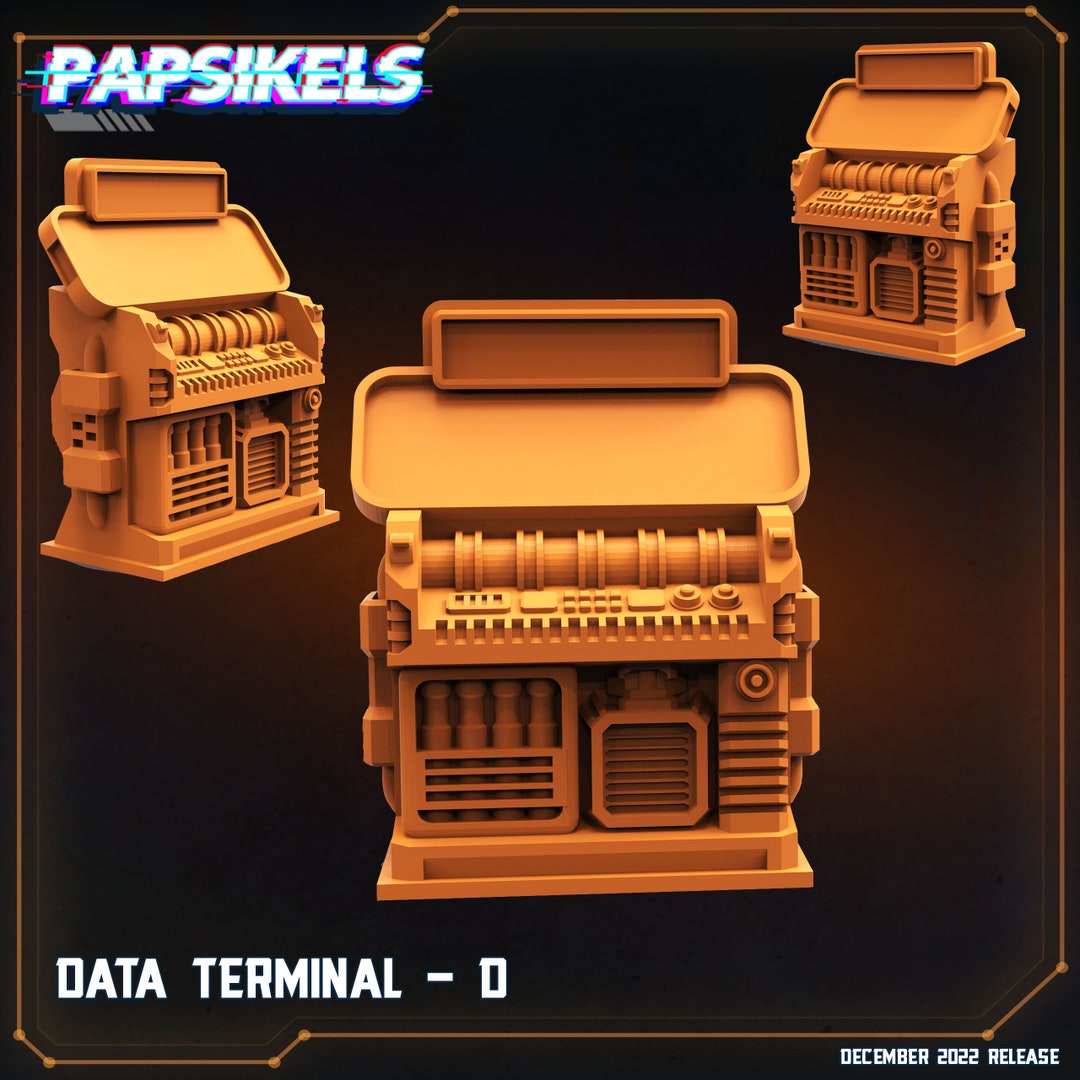 Terminator: Data Termina Pack A-D by Papsikels Miniatures for 32 Mm ...