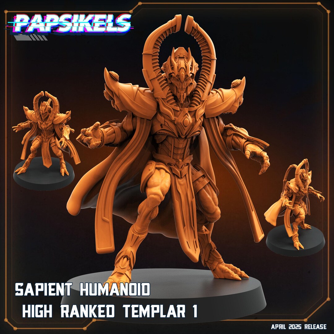 Sapient Humanoid High Ranked Templar Variant 1-3 by Papsikels ...