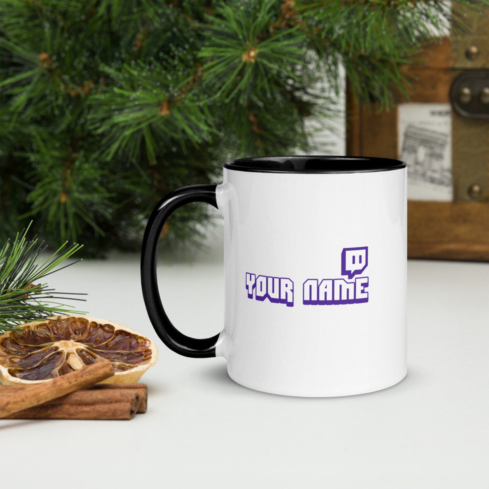 Custom Twitch Channel Name Logo Mug Streamer Gift Twitch Merch Gifts ...