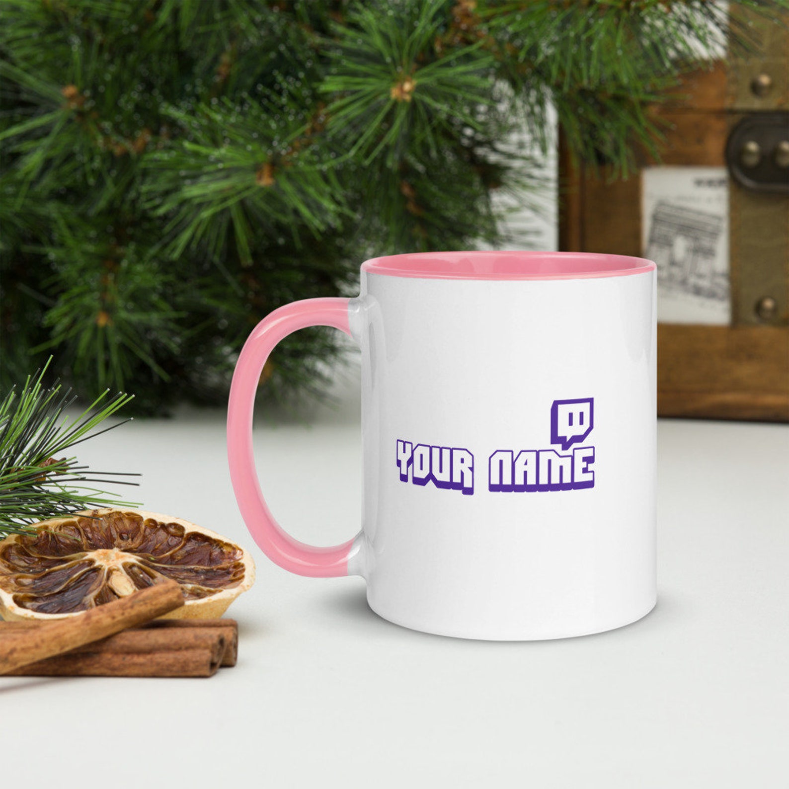Custom Twitch Channel Name Logo Mug Streamer Gift Twitch Merch Gifts ...