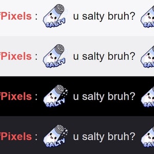 Salty Kawaii Twitch + Discord Emote | Channel Points | Streamer, Icon ...