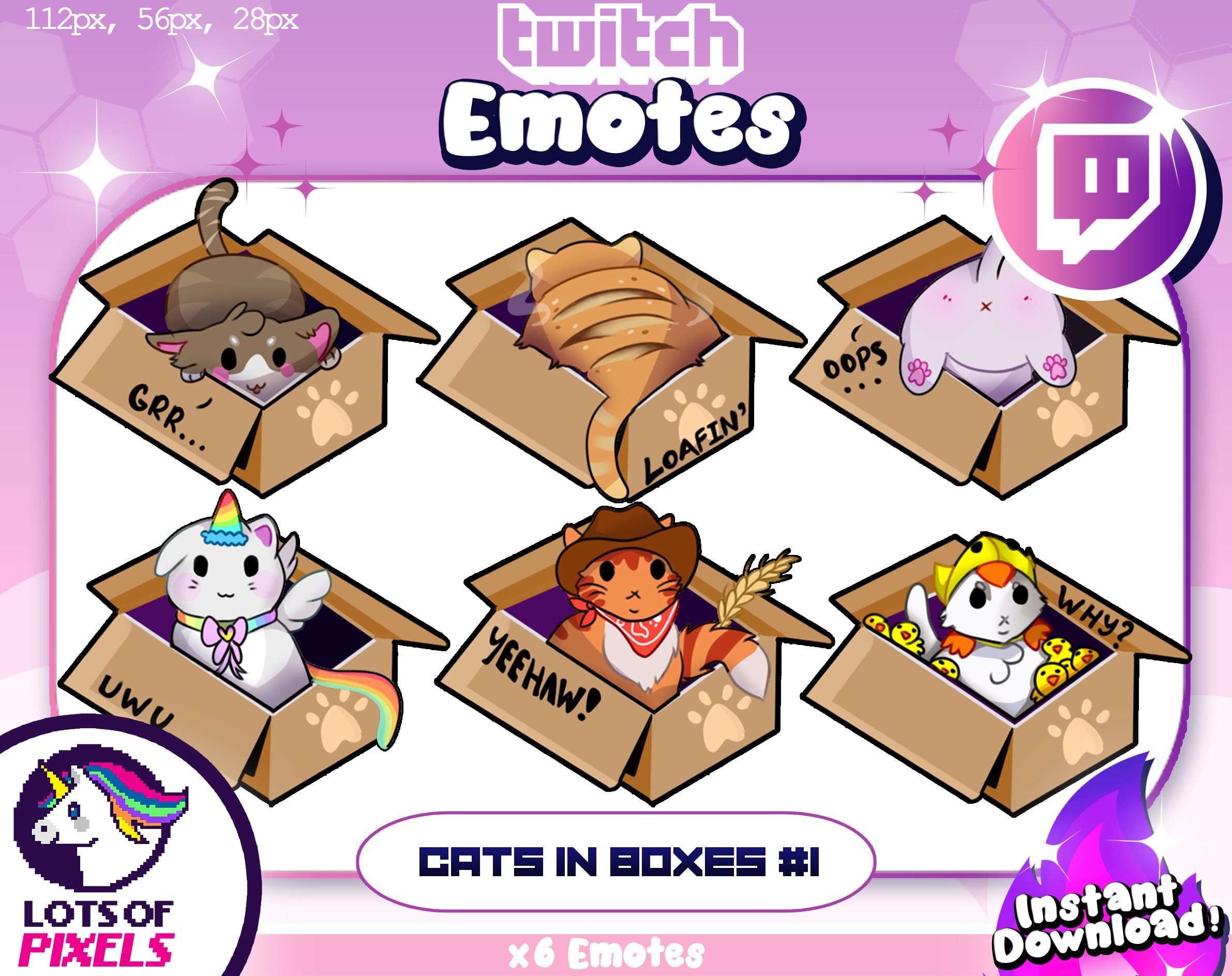 Drawing & Illustration Strawberry Twitch emotes pack x2 Channel points ...