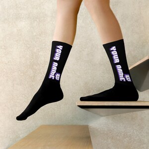 Custom Twitch Channel Name Logo Socks | Streamer's Gift | Twitch Merch ...