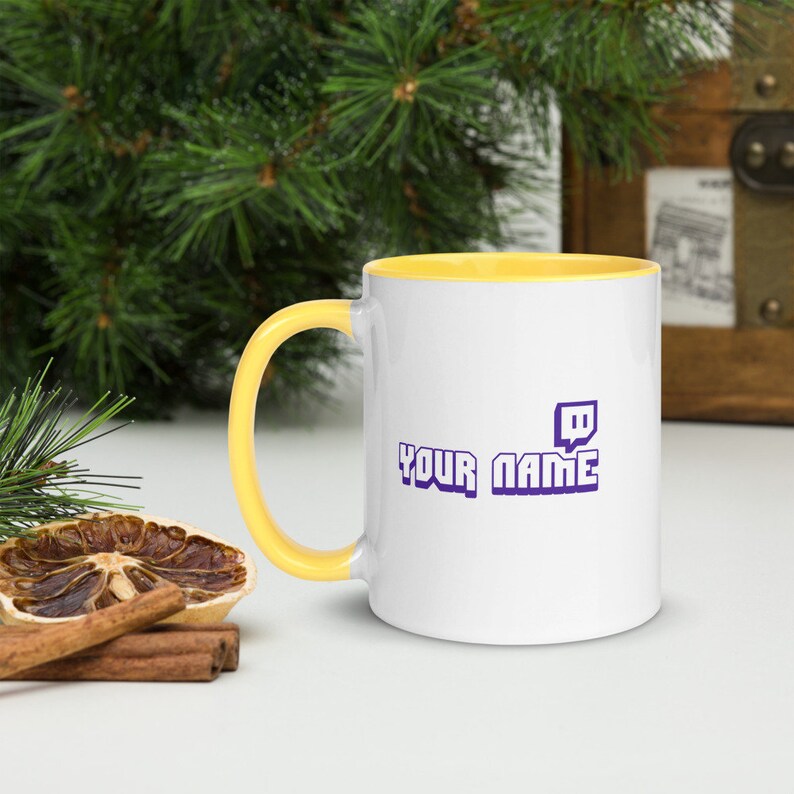 Custom Twitch Channel Name Logo Mug Streamer Gift Twitch Merch Gifts ...