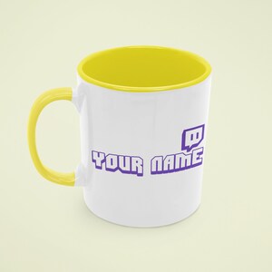 Custom Twitch Channel Name Logo Mug Streamer Gift Twitch Merch Gifts ...