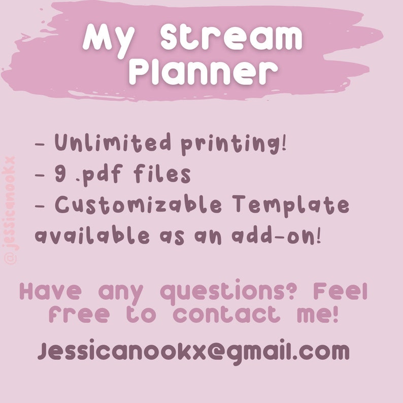 Twitch Stream Planner Progress Tracker - Etsy