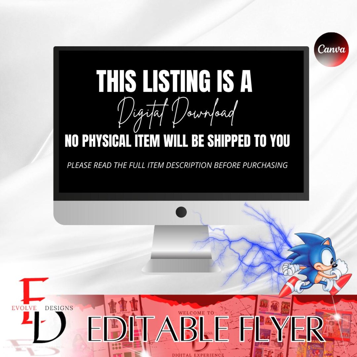 Sonic Birthday Party Printables, Sonic Party Theme, Sonic Party Favor ...