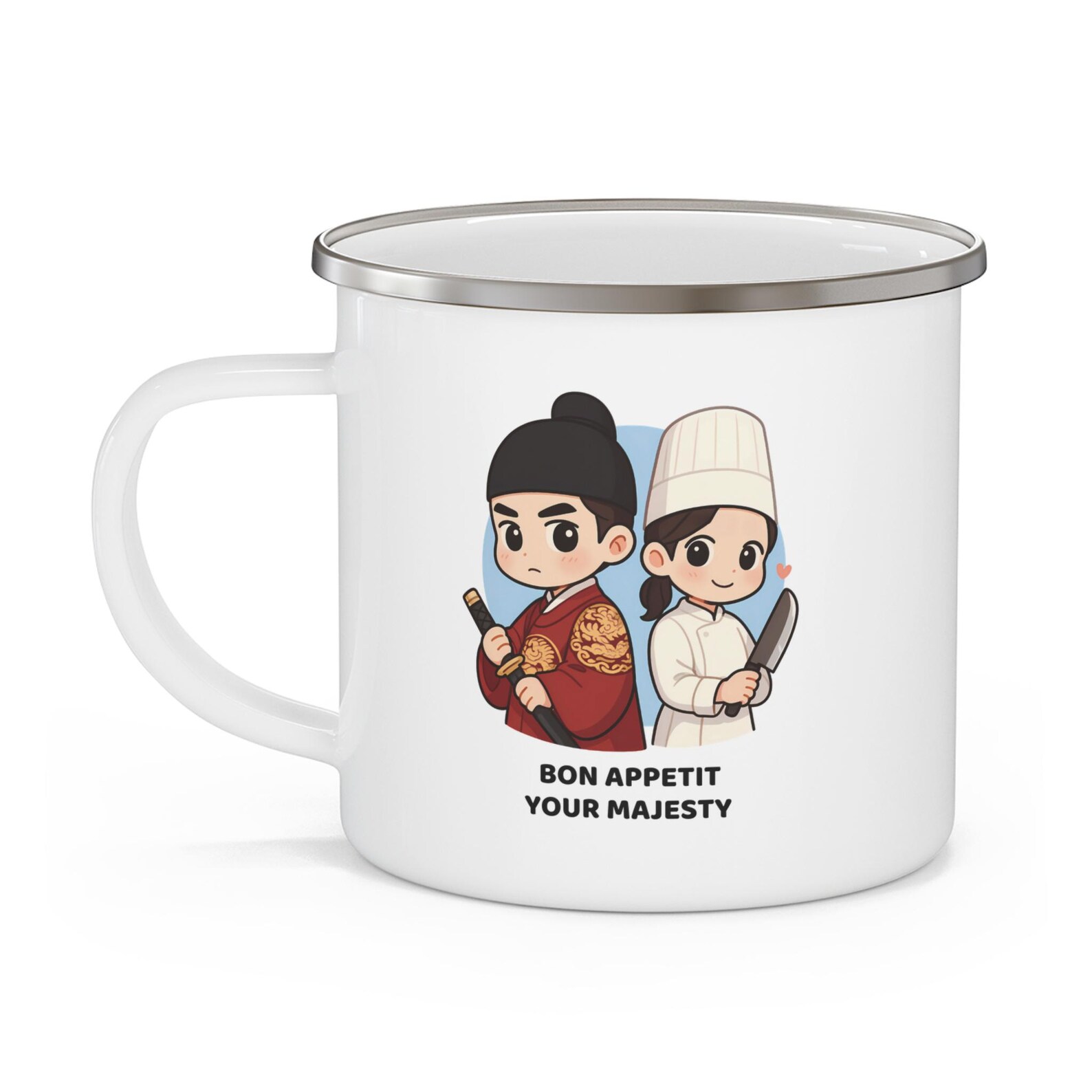 Bon Appetit Your Majesty Kdrama Mug Chibi Fan Art Gift Kdrama Lovers ...