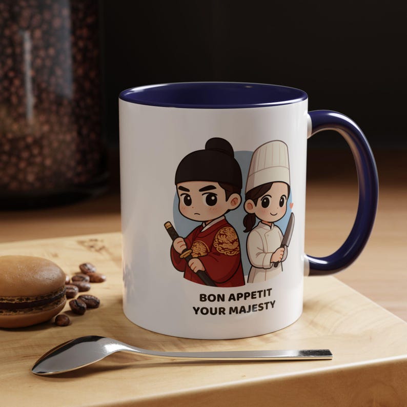 Bon Appetit Your Majesty Kdrama Mug Chibi Fan Art Gift Kdrama Lovers ...