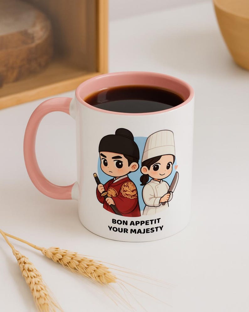 Bon Appetit Your Majesty Kdrama Mug Chibi Fan Art Gift Kdrama Lovers ...