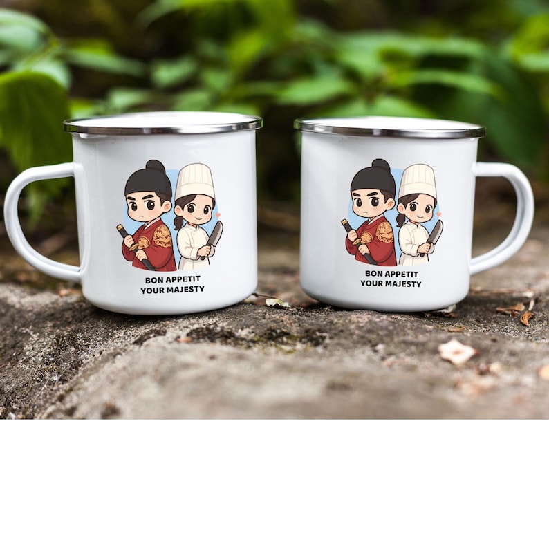 Bon Appetit Your Majesty Kdrama Mug Chibi Fan Art Gift Kdrama Lovers ...