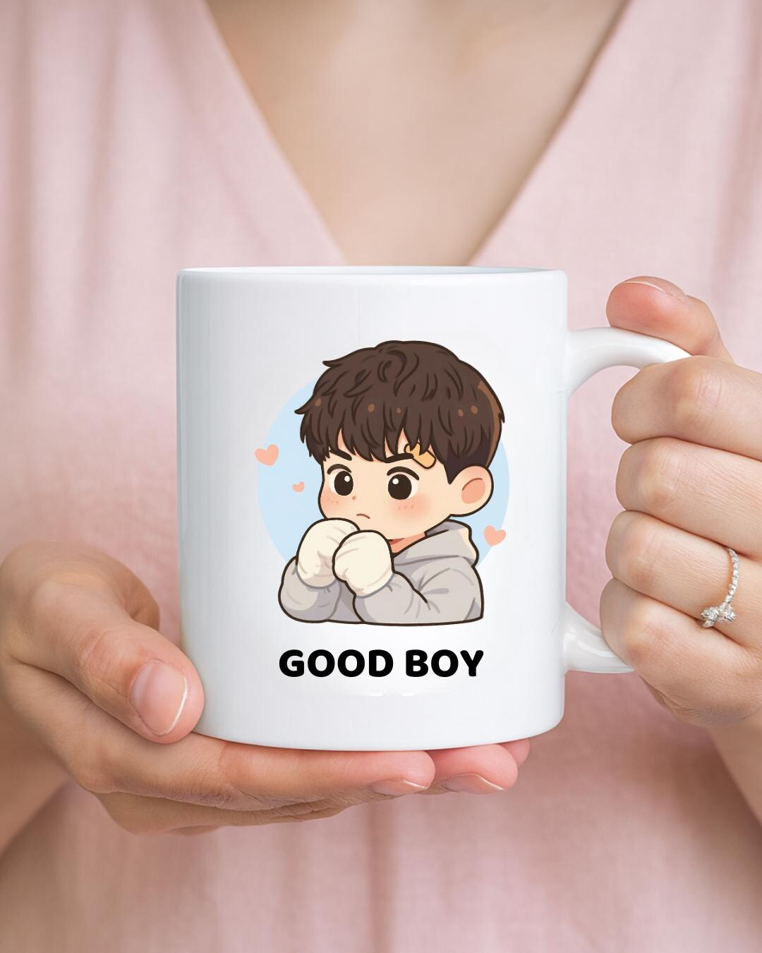 Good Boy Kdrama Mug Park Bo Gum Chibi Fan Art Gift for Kdrama Fans Cute ...