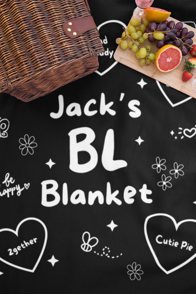 Thai BL Merch Personalized Minky Blanket Thai Boy Love Drama Gift Fan ...