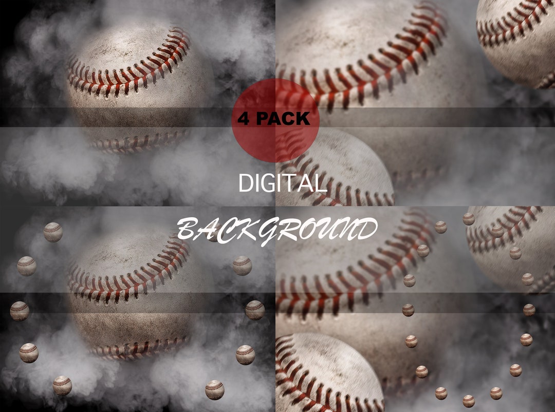 BASEBALL 4 PACK | Digital Background | Digital Backdrop | Baseball ...