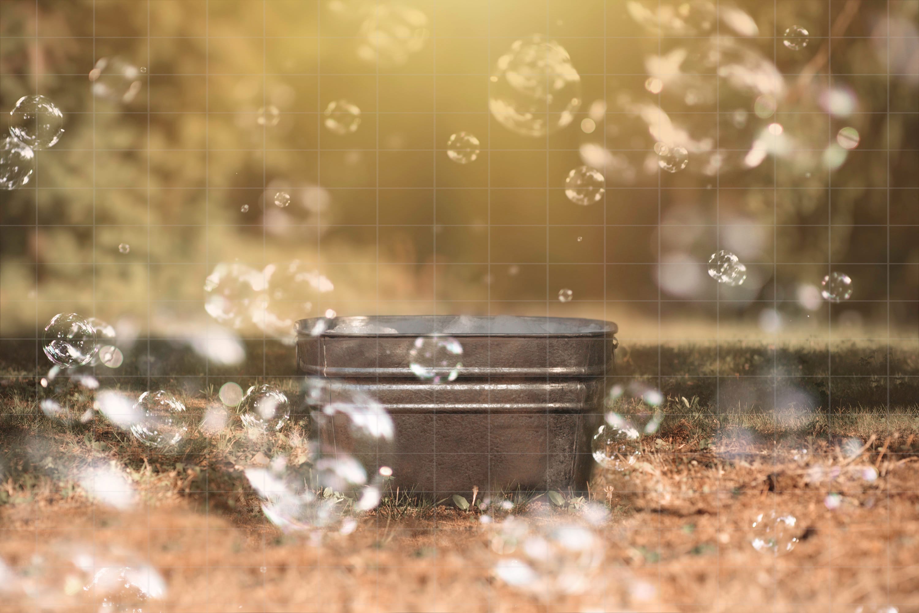 SUMMER BUBBLE BATH | Digital Background | Digital Background ...