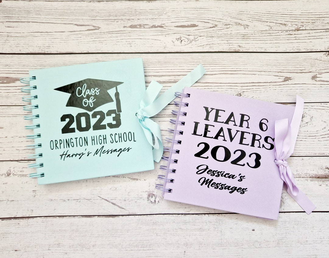 Personalised School Leavers Messages Book•year 6•high School - Etsy UK