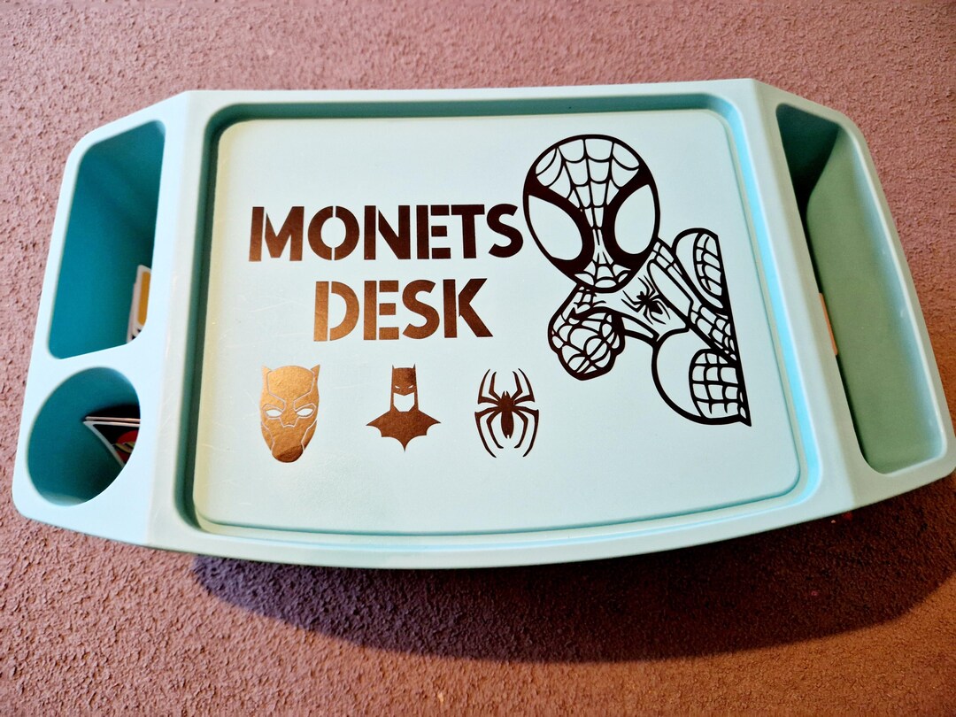 Kids Lap Tray•colouring In•kids Learning•arts&crafts•spider Style ...