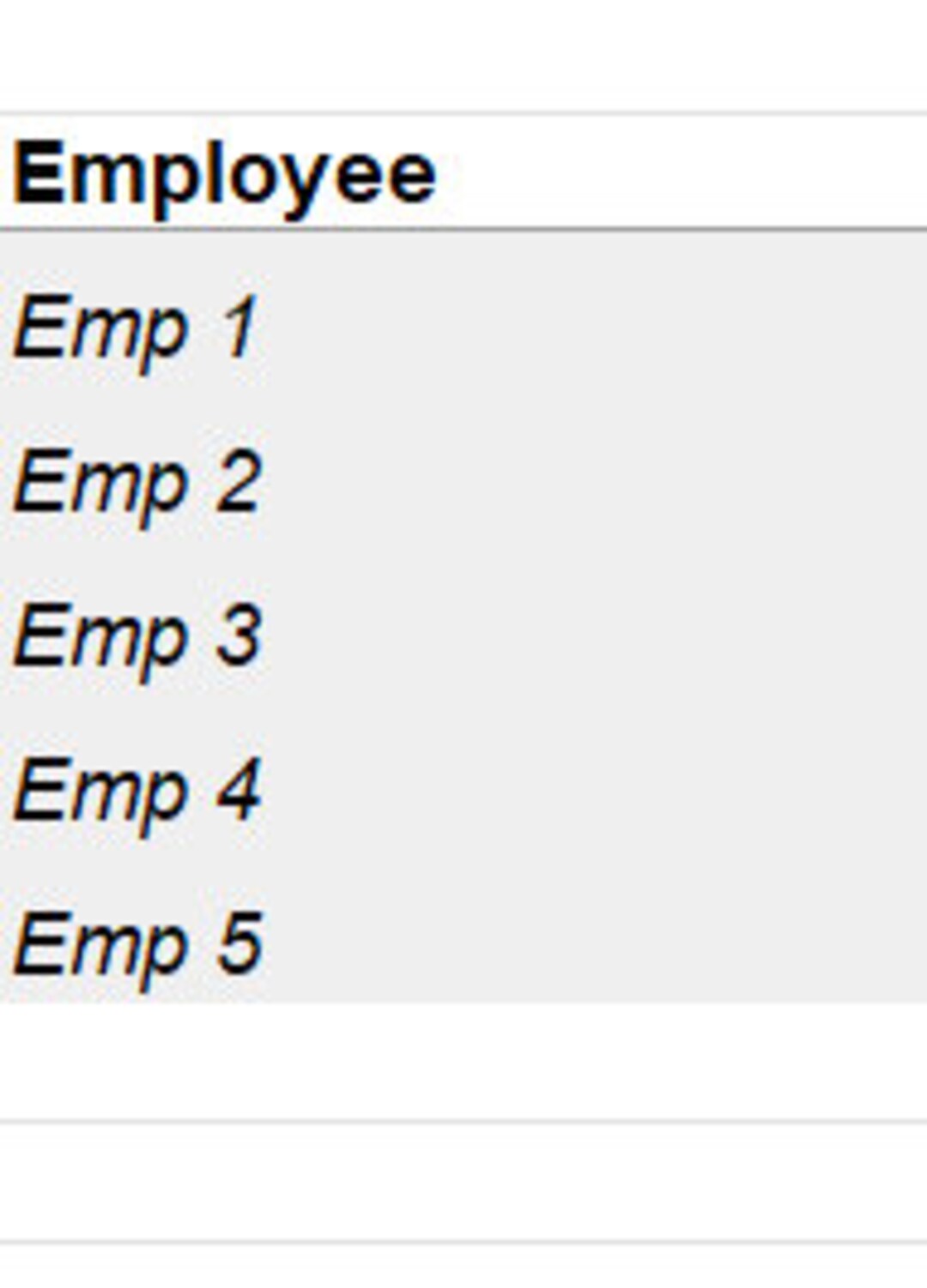 5 Week Schedule Template for 5 Employees Working Four 10 Hour Days With ...