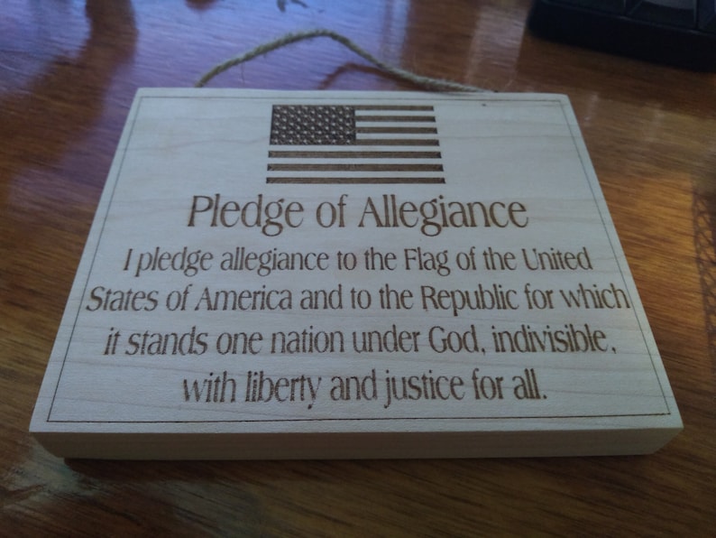 Pledge of Allegiance - Etsy