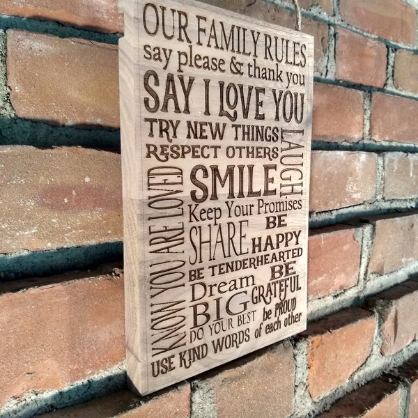 Family Wooden Sign - Etsy