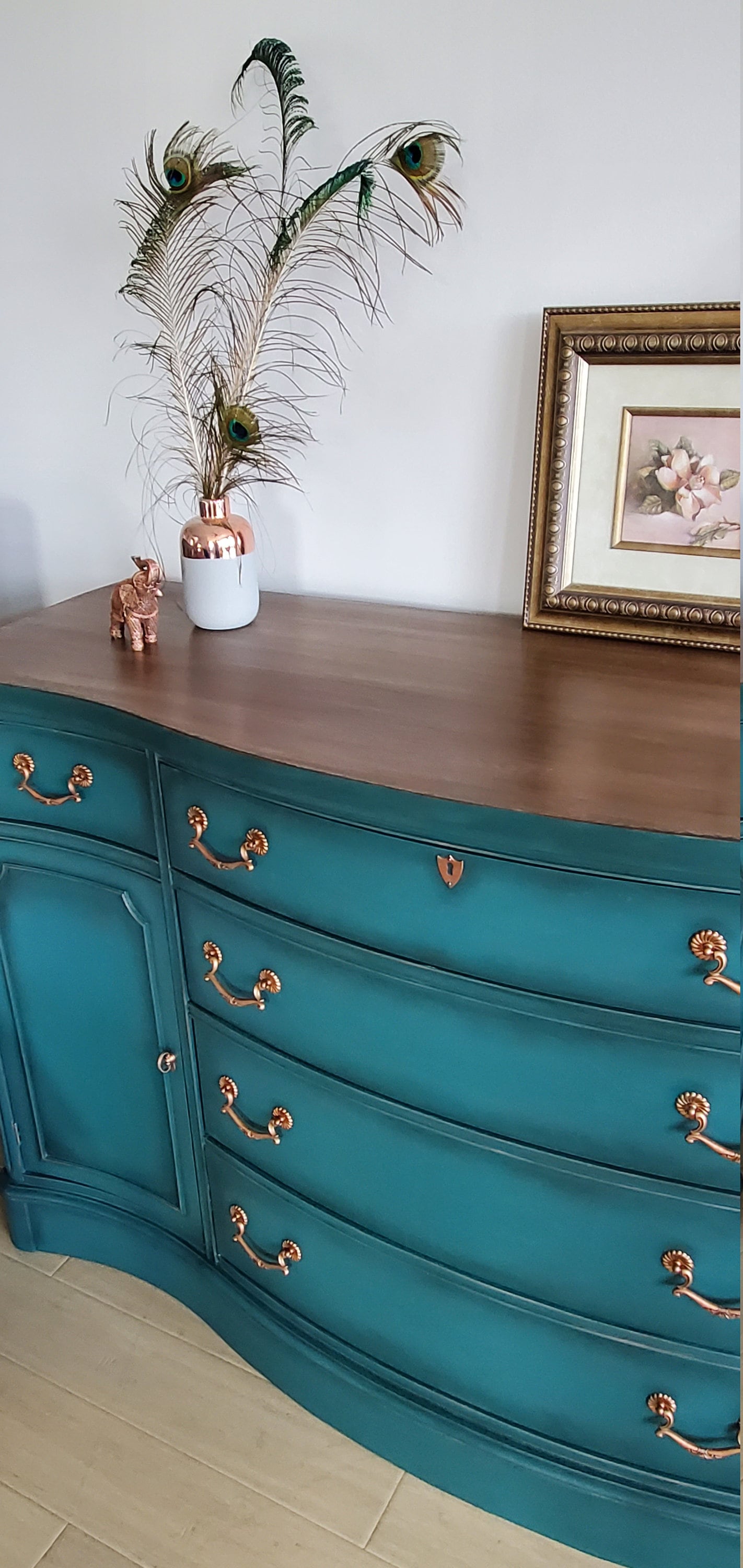 Elegant Teal Buffet - Etsy
