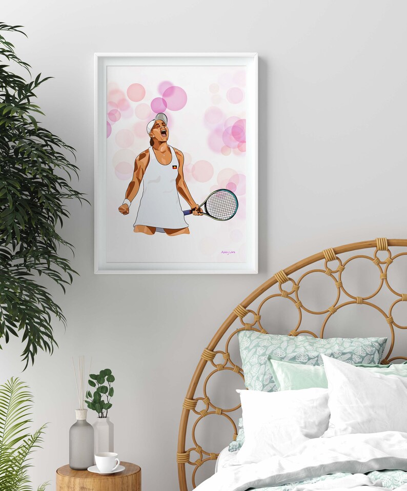 A4 Digital Download | Ash Barty Australian Open Champion Art Print ...