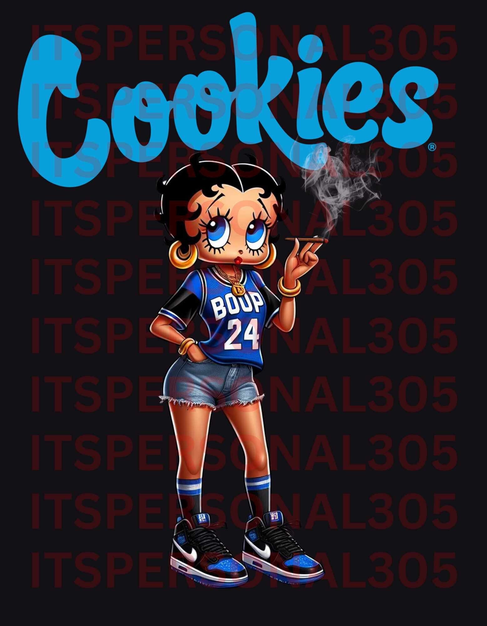 Betty and Cookies Weed PNG - Etsy