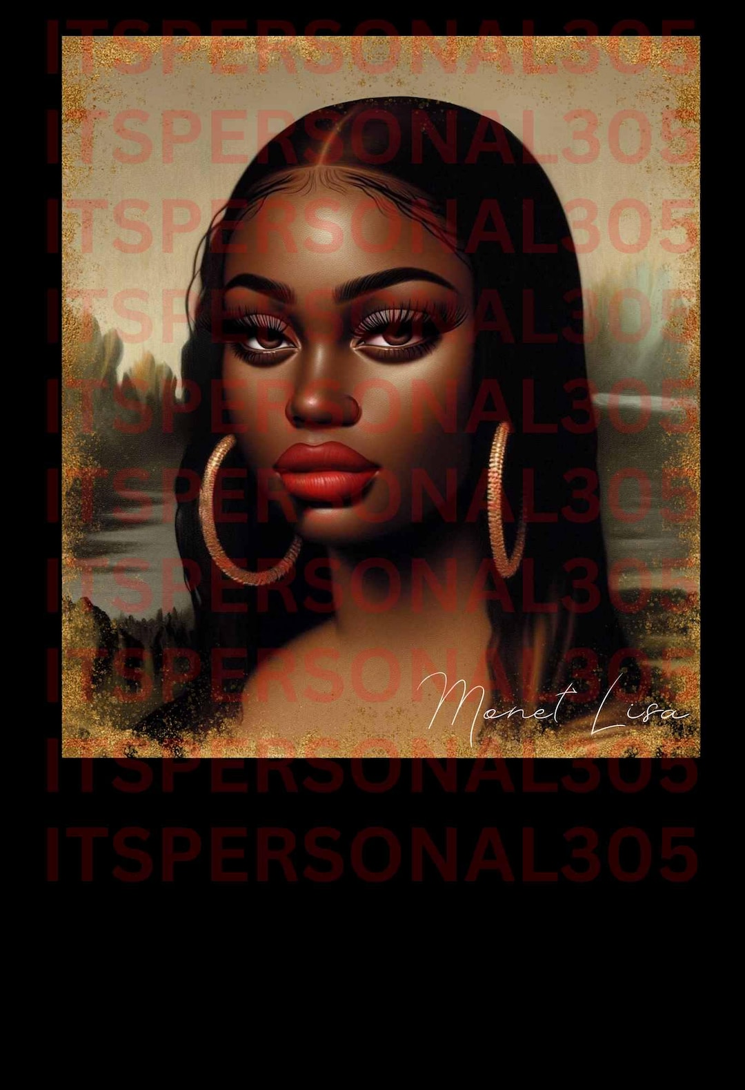 The "monet Lisa" Black Women Pride Black History African American ...