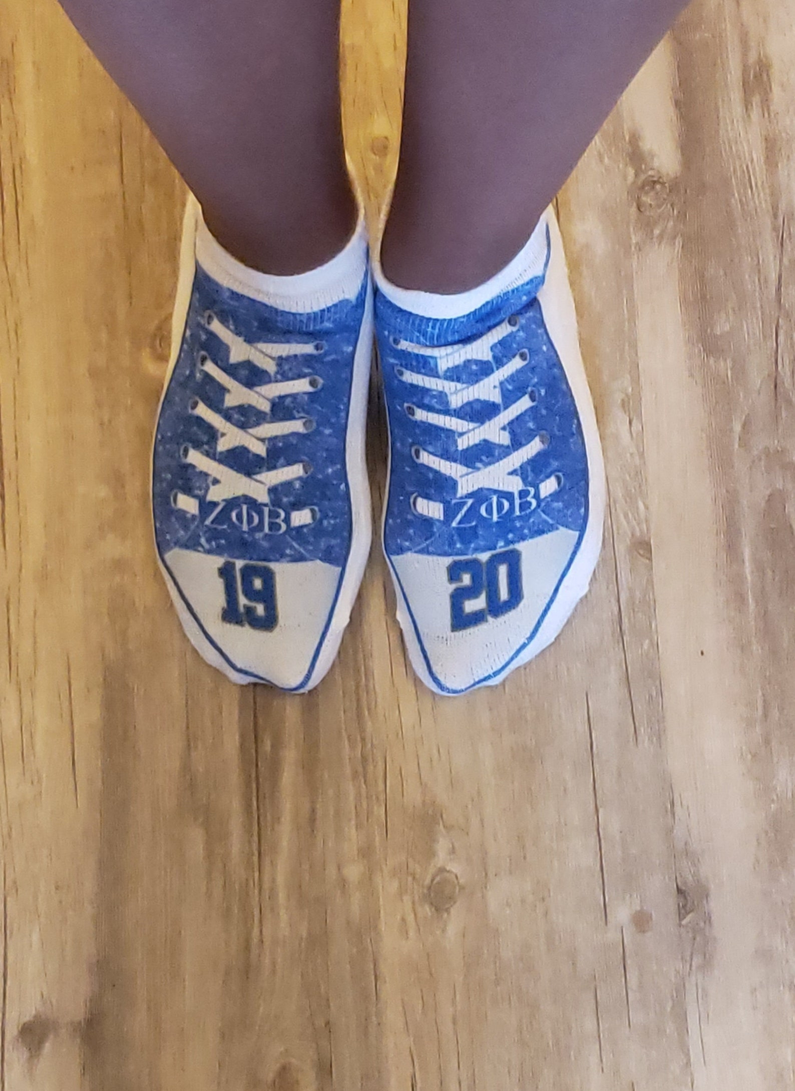 Sorority SHOE SOCKS Alpha Kappa Alpha, Zeta Phi Beta, Sigma Gamma Rho ...
