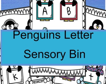 Penguin Sensory Bin - Etsy