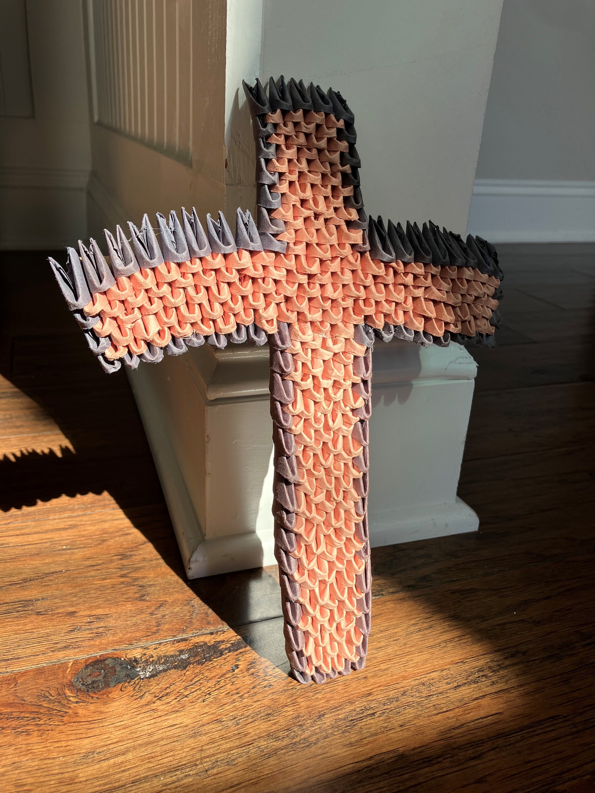 3D Origami Cross - Christian Decoration, Bible Decoration Wall ...