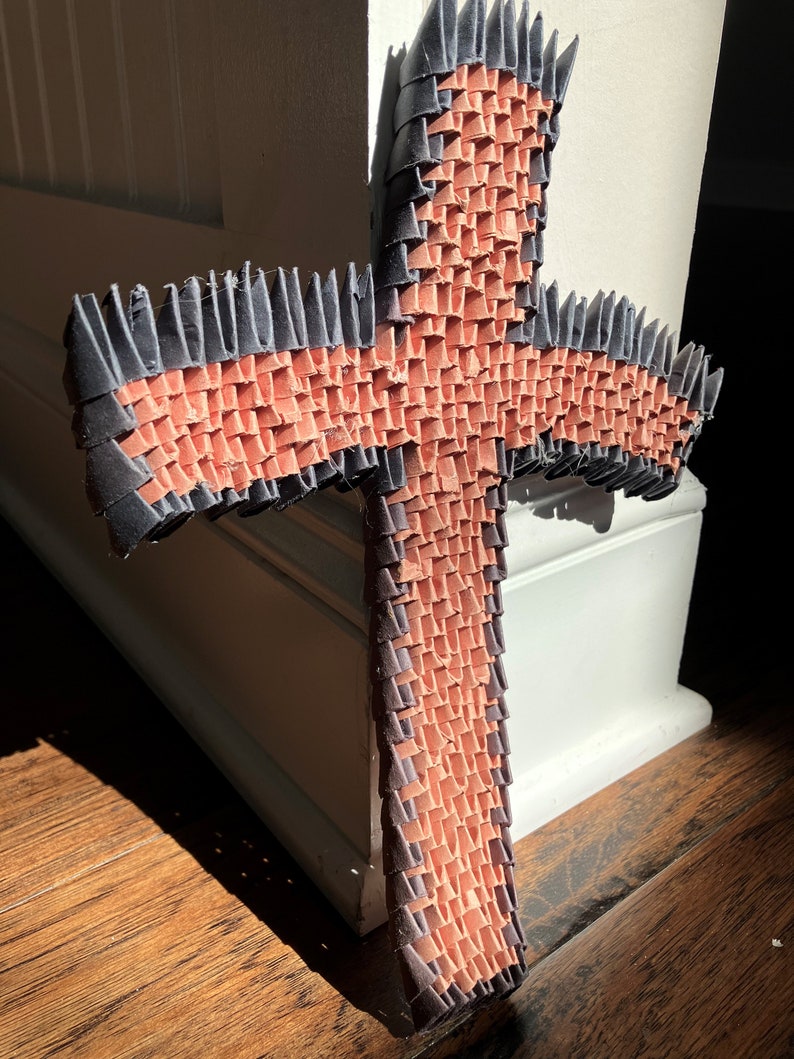 3D Origami Cross - Christian Decoration, Bible Decoration Wall ...