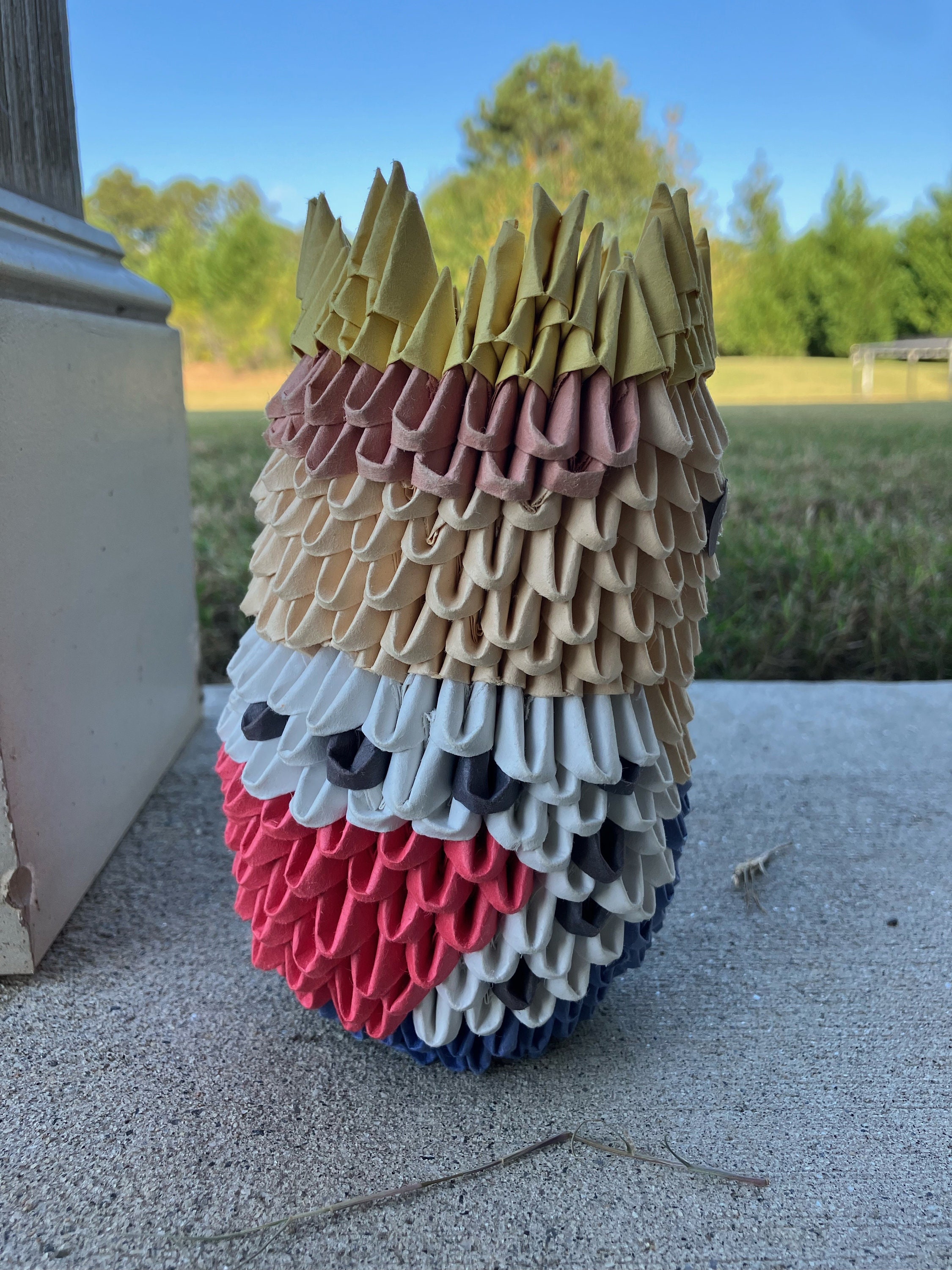 3D Origami King - King With Crown, Origami, Pencil Holder, Royal ...