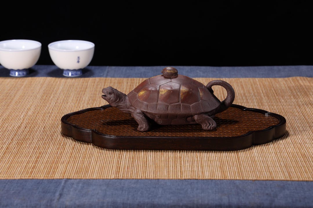 Handmade "turtle Teapot" 120ml Yixing Clay - Etsy