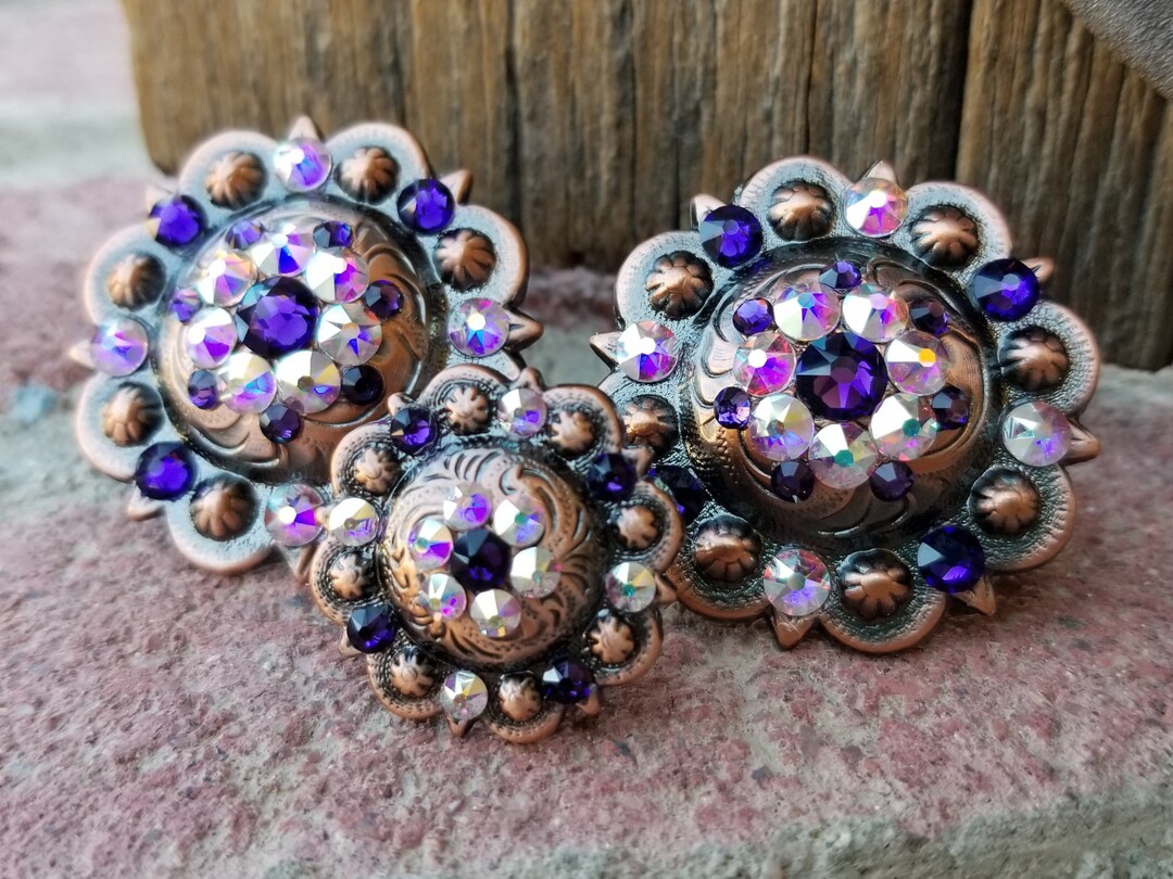 Custom Conchos Saddle Set - Etsy