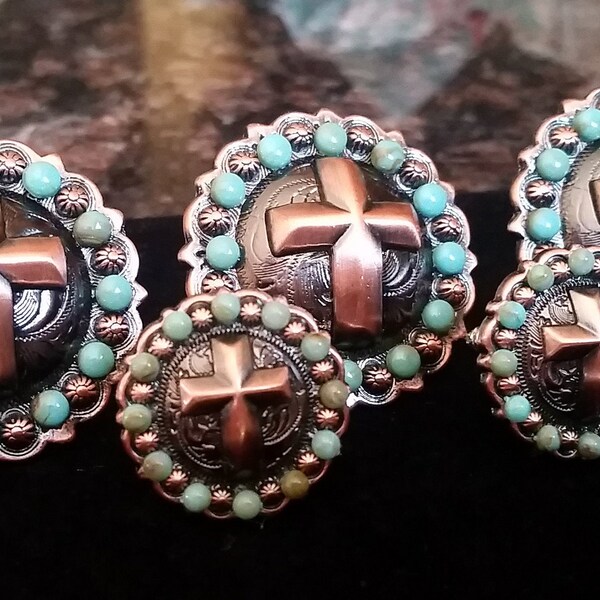 Saddle Conchos - Etsy