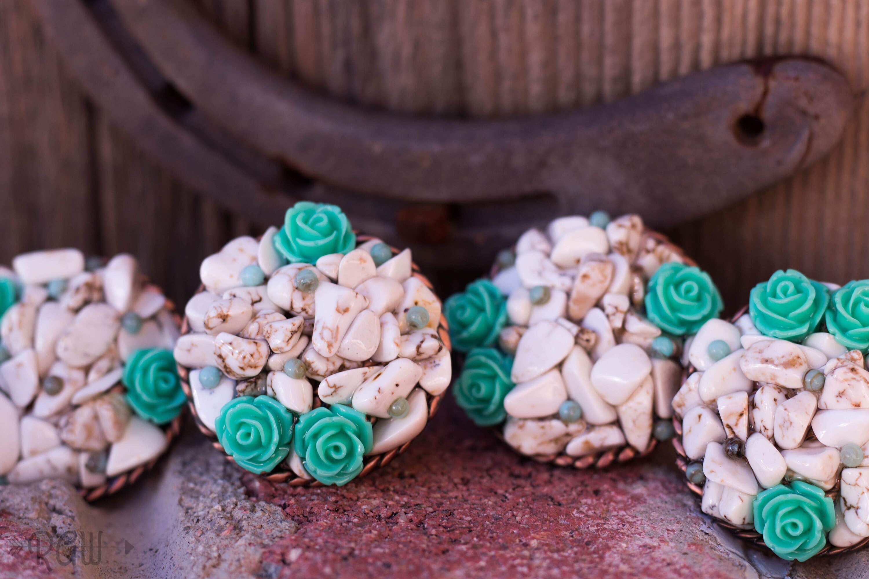 Rock N Rose Conchos Saddle Set - Etsy