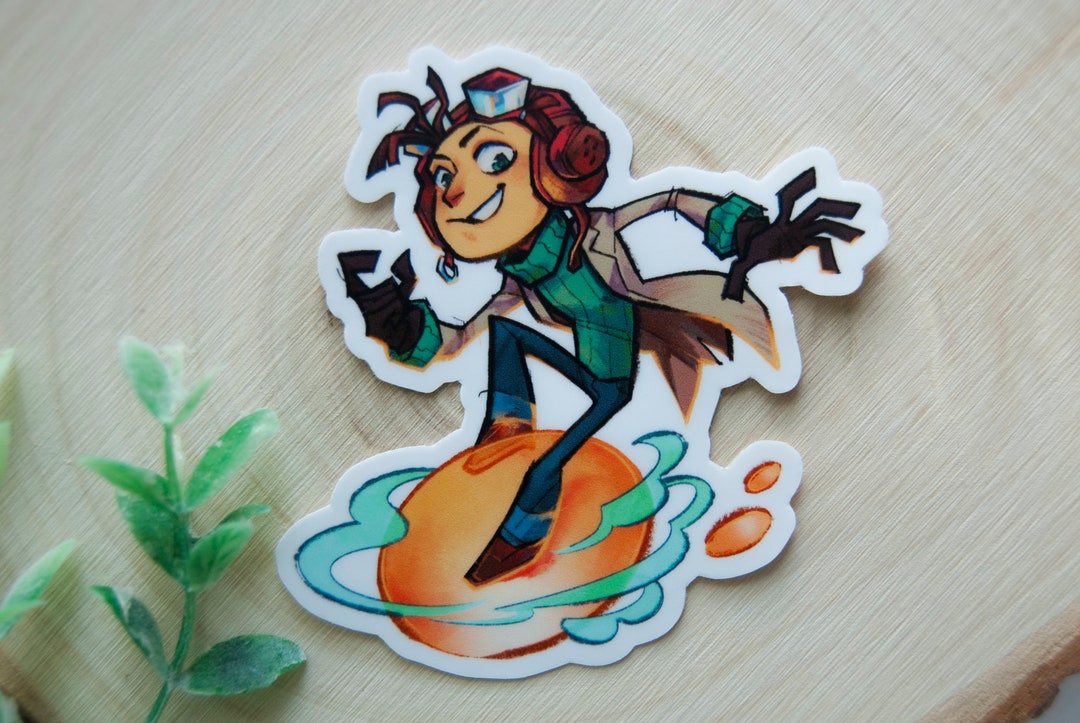 Psychonauts Raz Vinyl Sticker 3 X 3 Inch Razputin Aquato Double Fine - Etsy