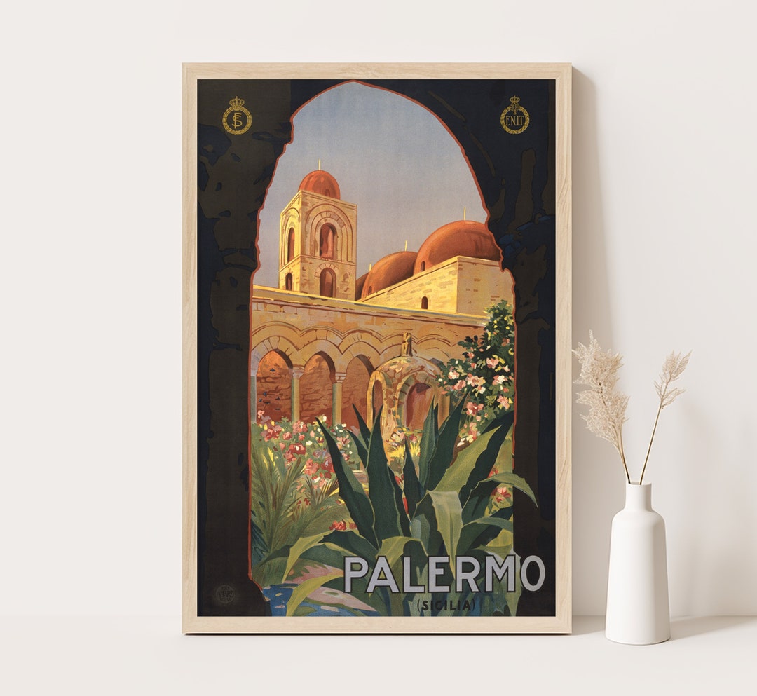 Palermo Poster, San Giovanni Degli Eremiti, Arab-norman Art Print ...